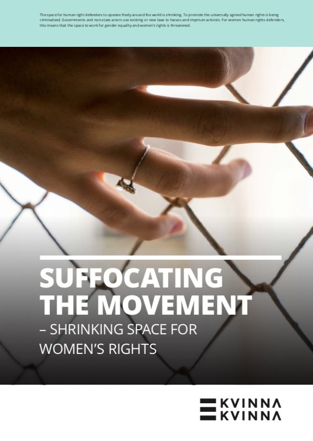 Suffocating the movement | The Kvinna till Kvinna Foundation