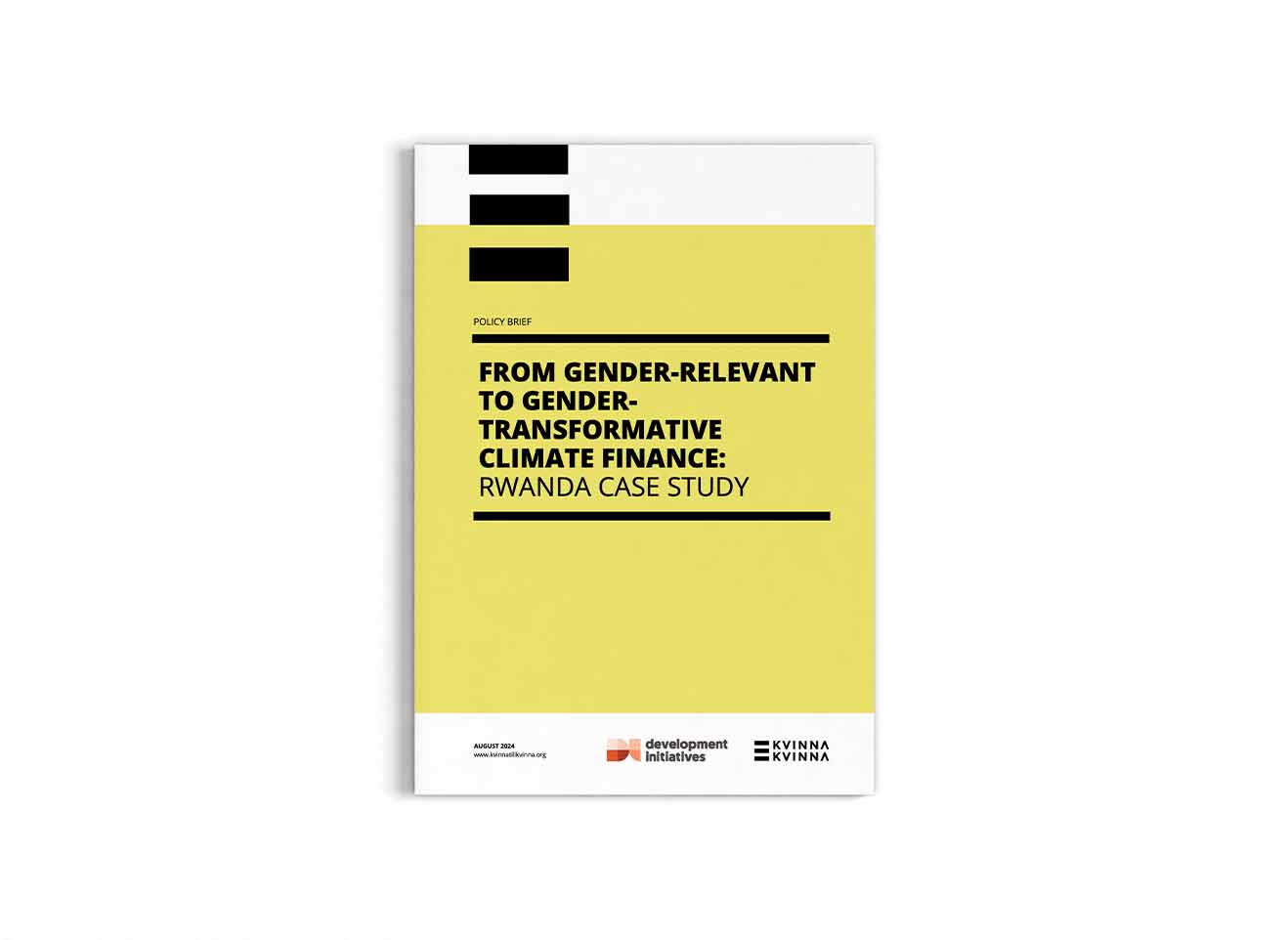 From gender-relevant to gender-transformative climate finance: Rwanda ...